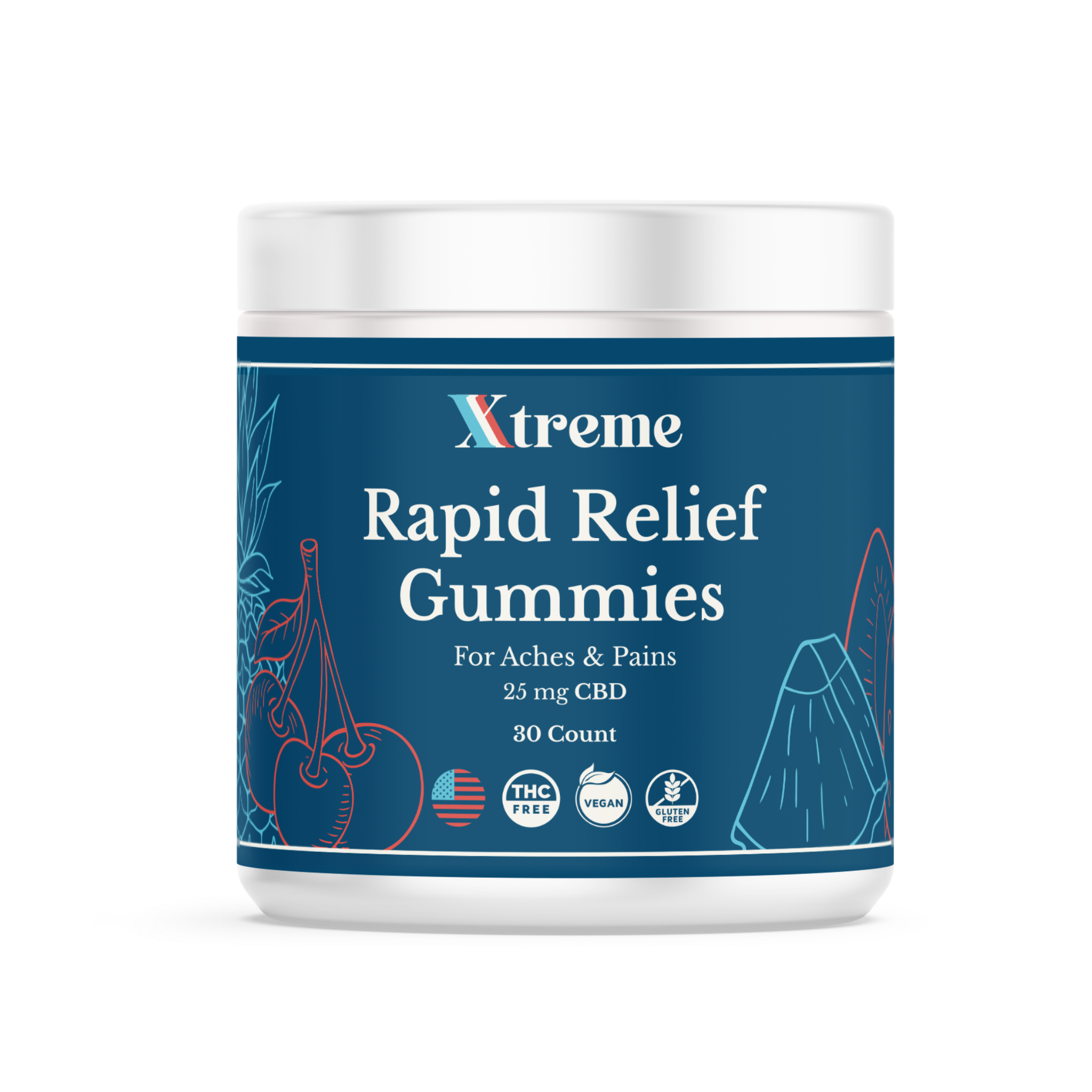Rapid Relief Natural CBD Gummies - Xtreme Wellness – Xtreme-Brands