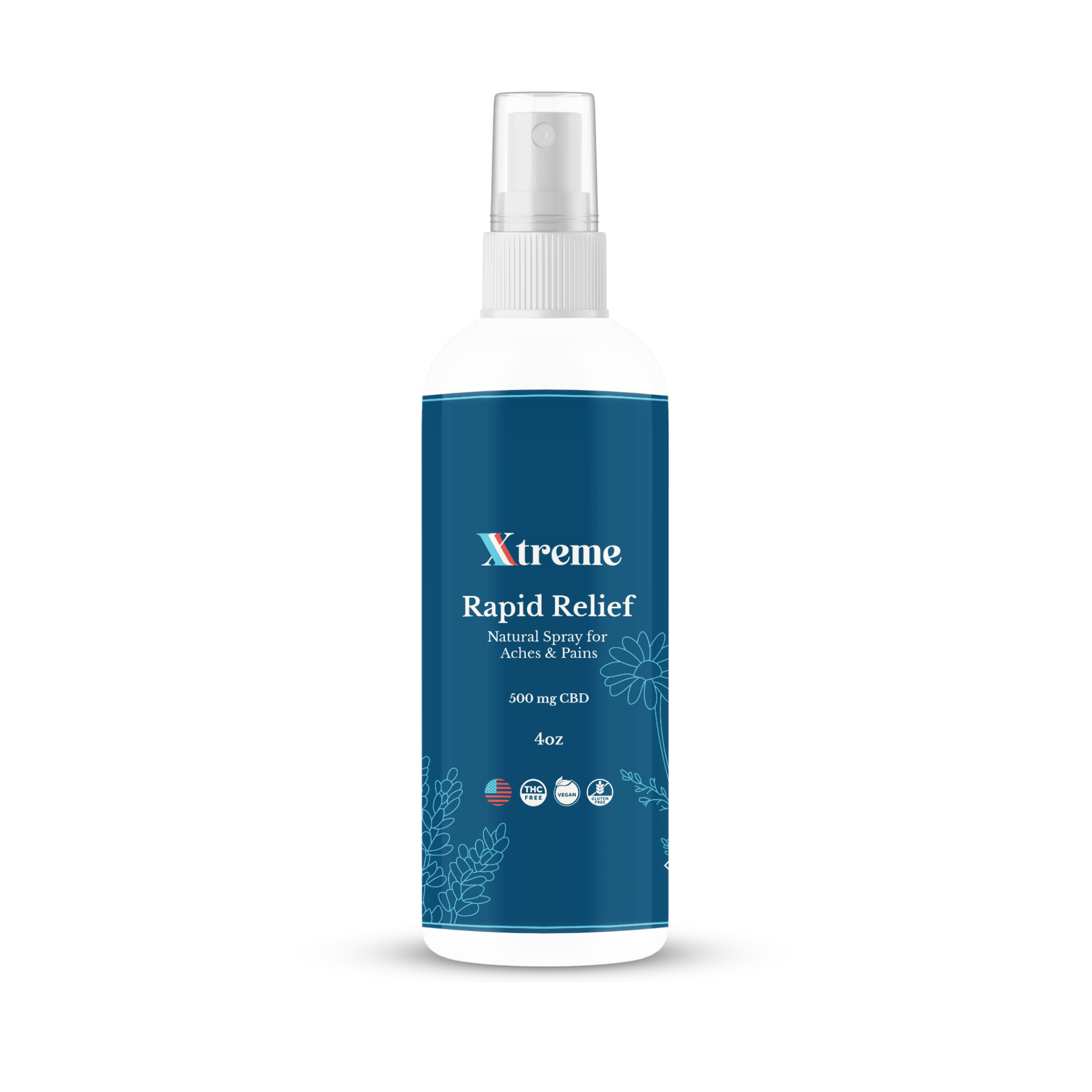 Rapid Relief Natural CBD Spray - Xtreme Wellness – Xtreme-Brands