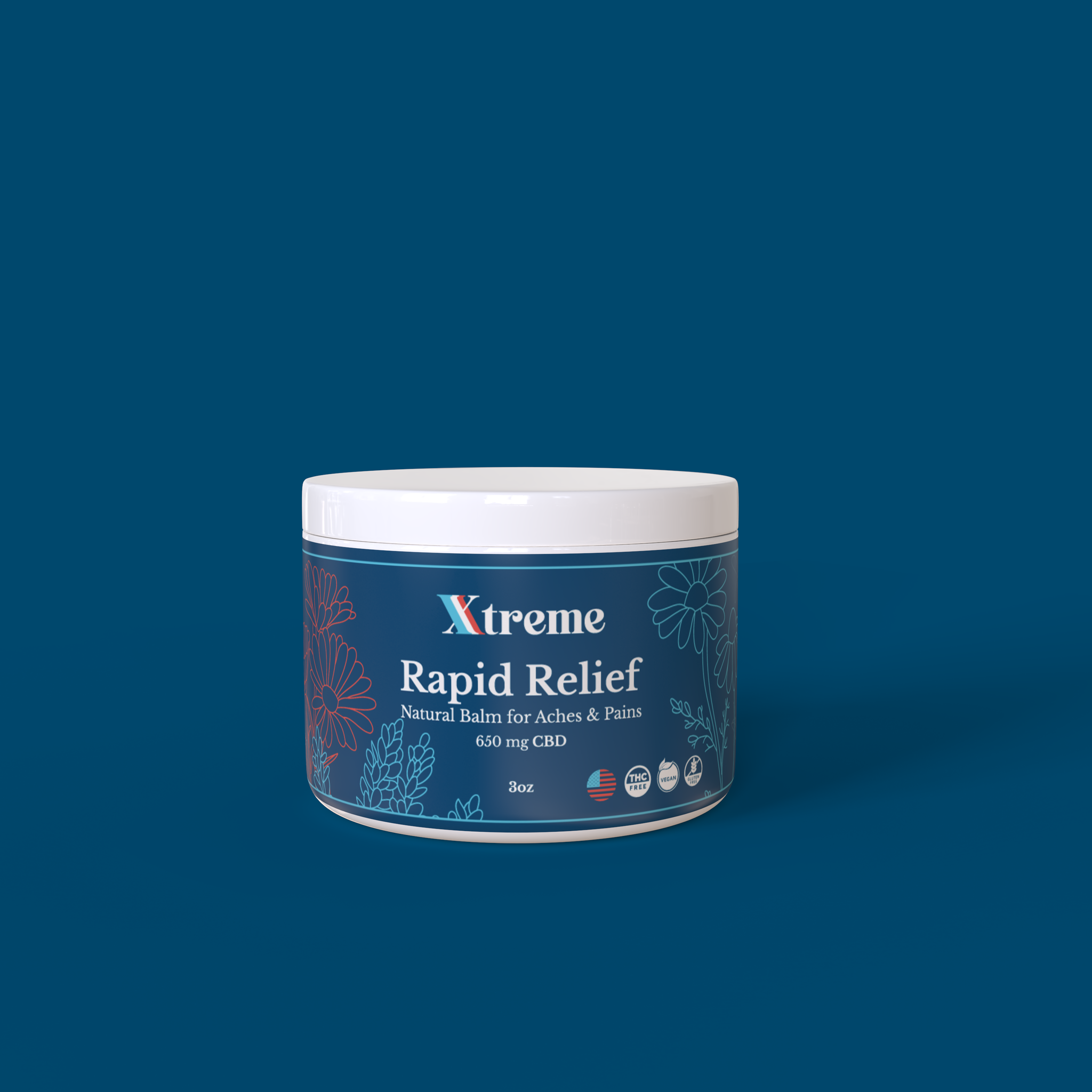 Rapid Relief Natural CBD Balm - Xtreme Wellness – Xtreme-Brands